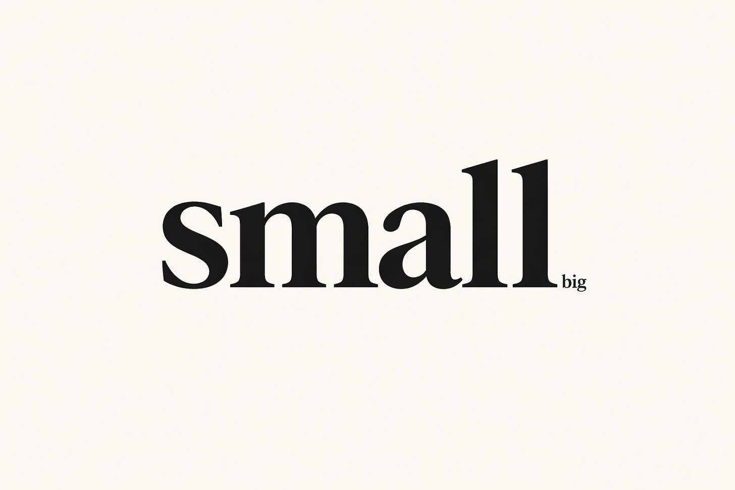 This Is a Good Year to Build Something Small