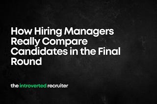 The Introverted Recruiter | Lee Harding | Substack