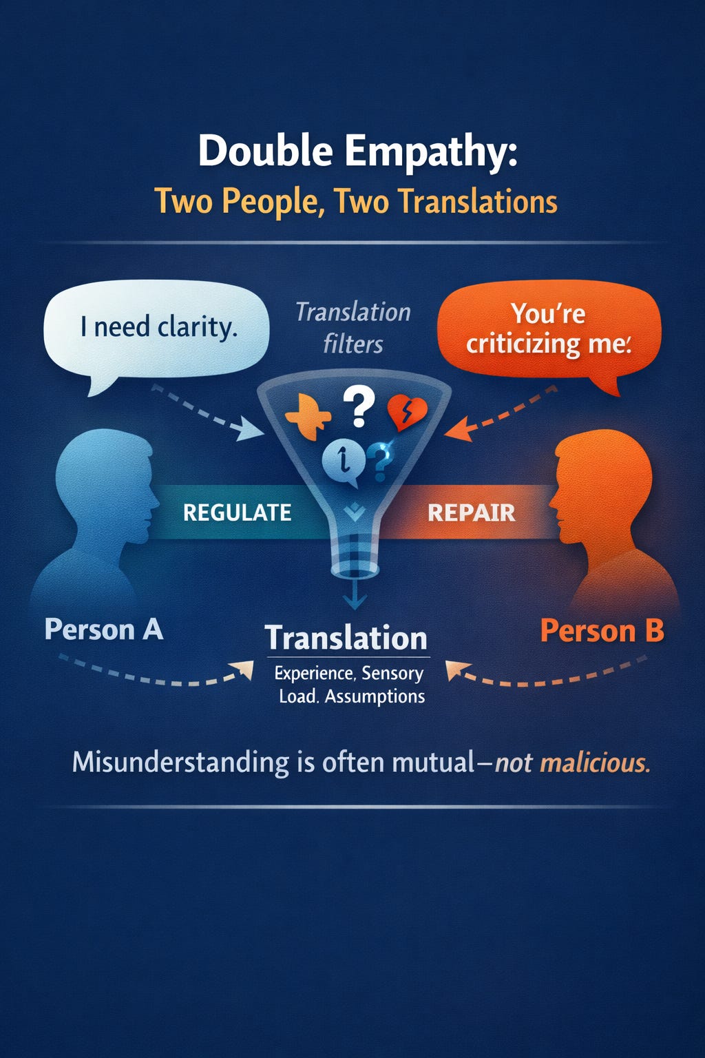 Two Brains, One Heart: AuDHD Social Friction, Misunderstandings, and ...