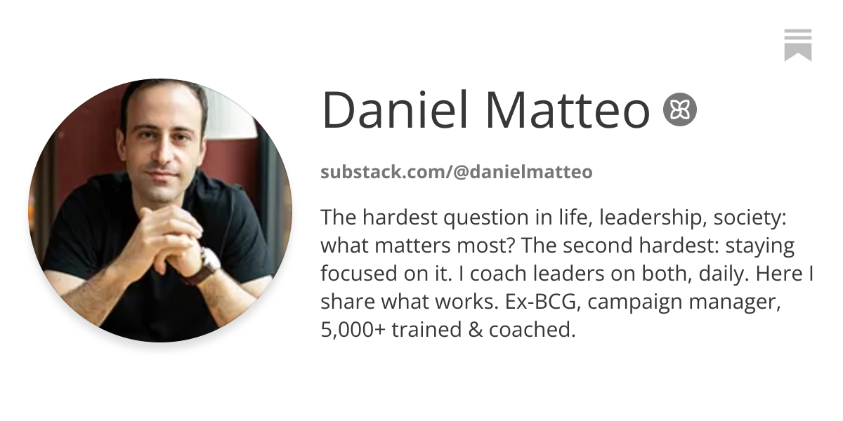 Daniel Matteo | Substack
