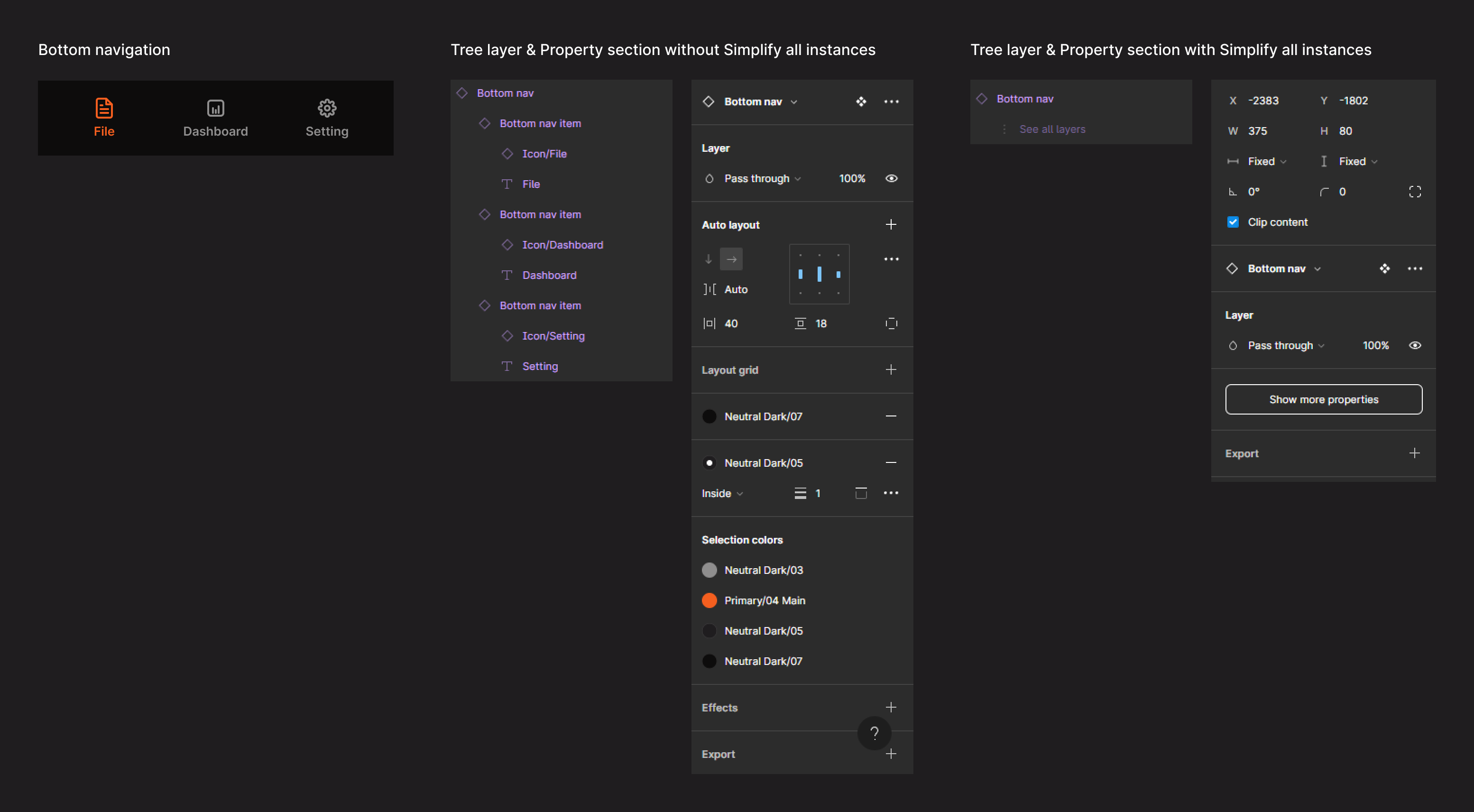 All about Figma component properties and tips