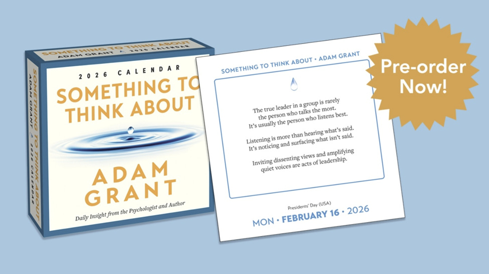 Granted | Adam Grant | Substack