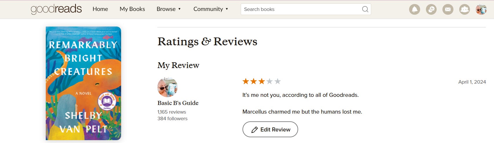 My Top 10 Most Popular Goodreads Reviews