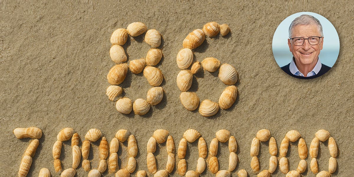 Bill Gates Satire: Cryptic Seashell Post Sparks Conspiracy Frenzy