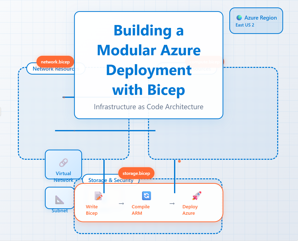 Building a Modular Azure Deployment with Bicep: A Practical Guide