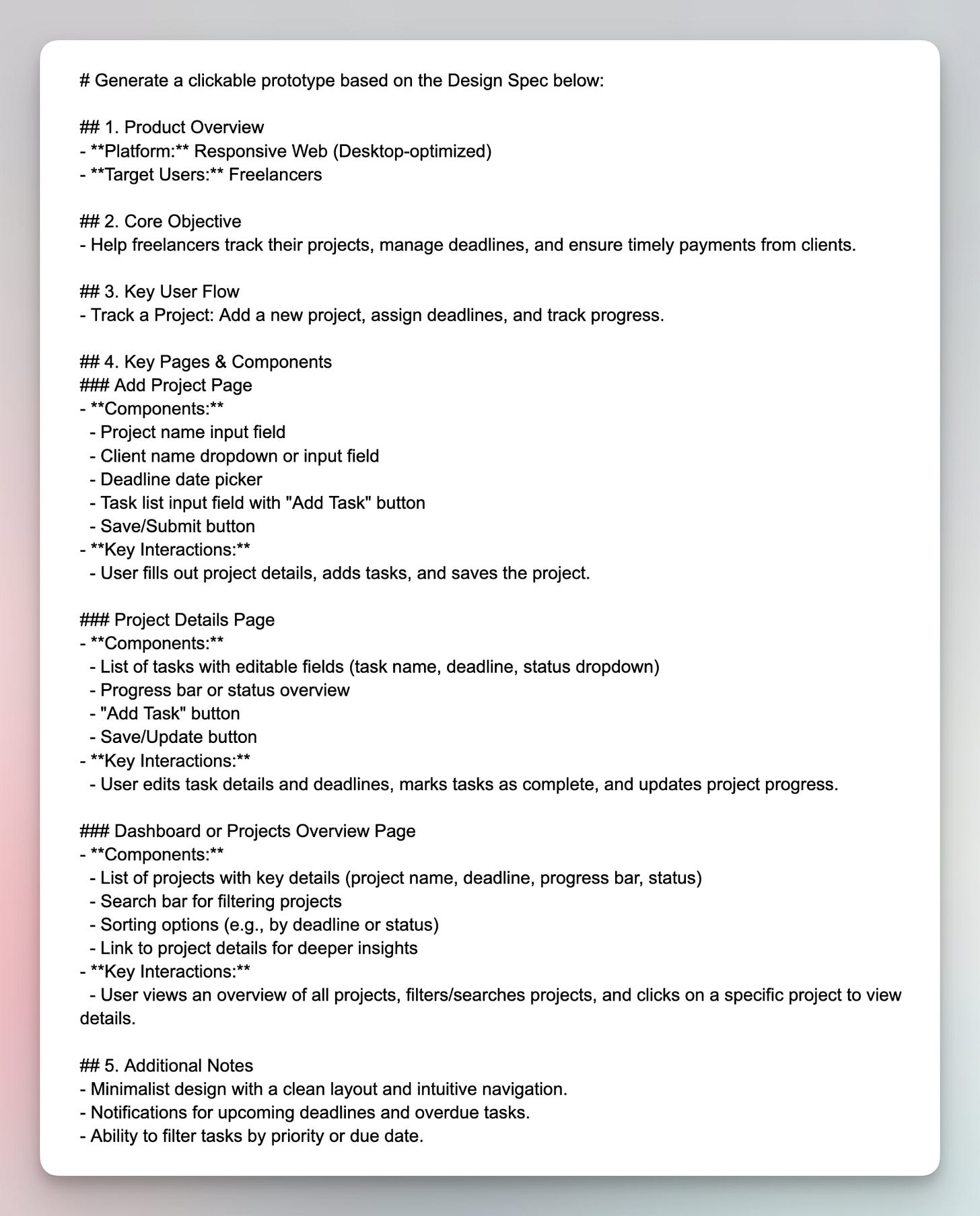 I ran the same prompt through three popular AI prototyping tools