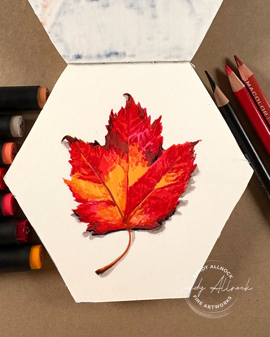 Coloring textures on a sweet elf - by Sandy Allnock