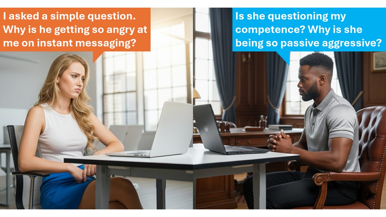 The perils of upward inflection in written communication