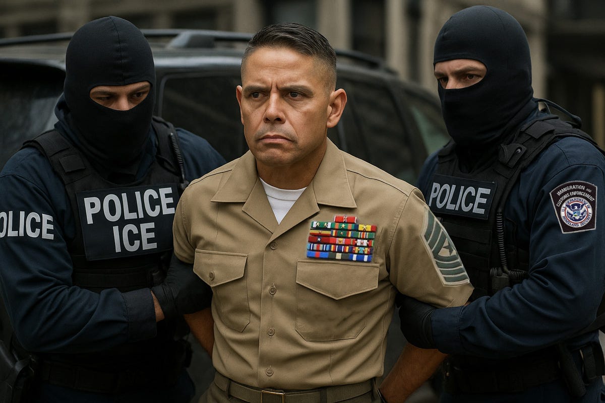 ICE deports Sergeant Major of the Marine Corps - Thee RANT