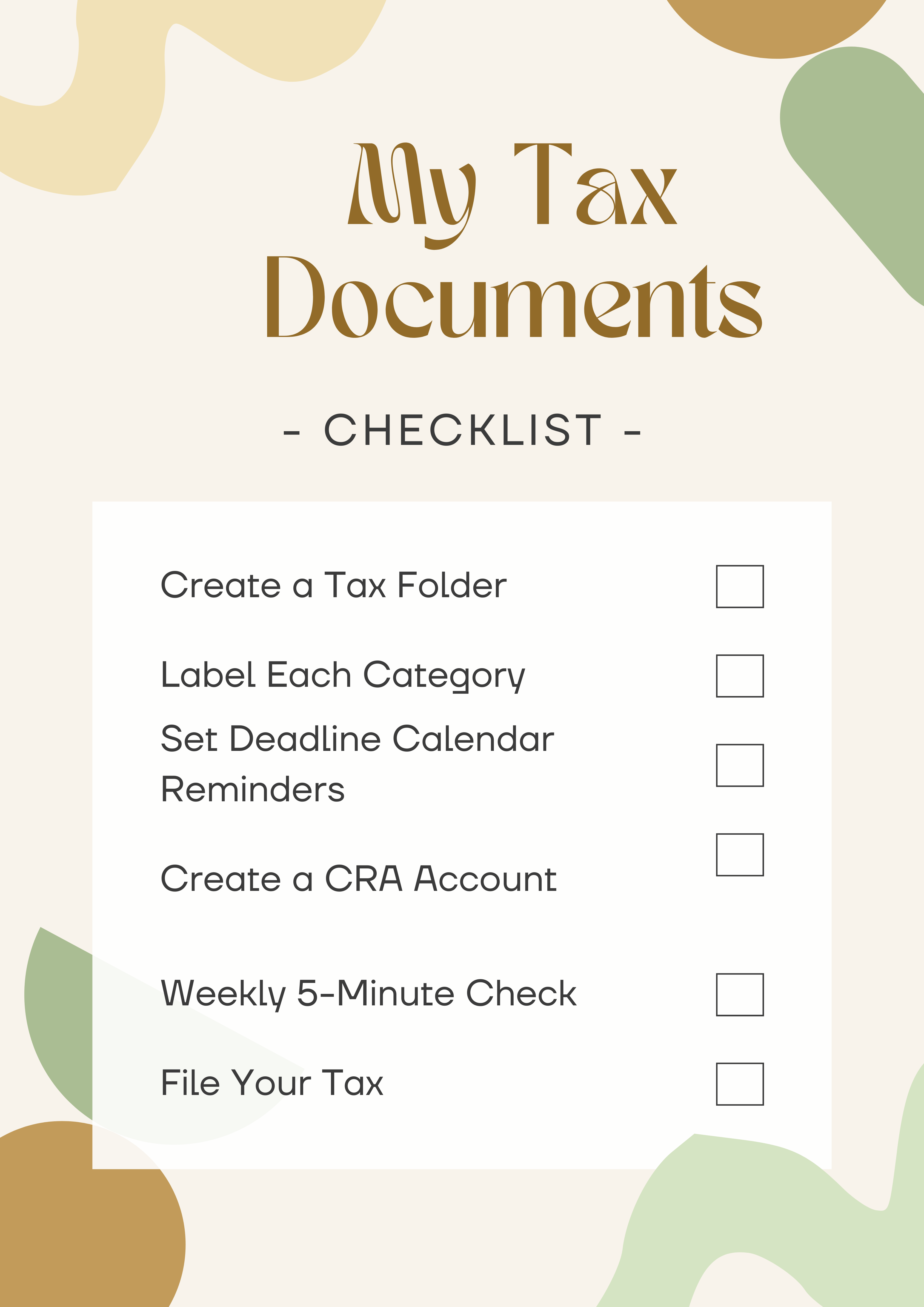 Tax Season Made Simple: What documents do you need to file taxes in Canada?