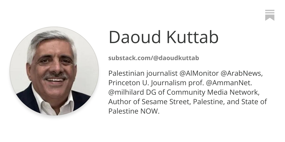 Daoud Kuttab | Substack