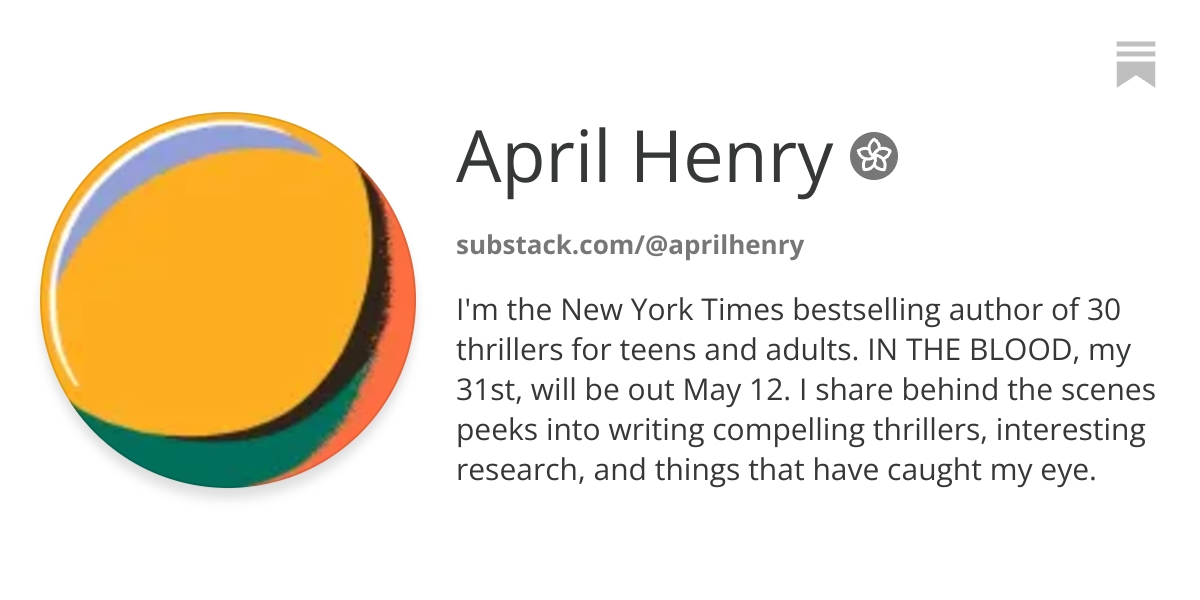 April Henry | Substack