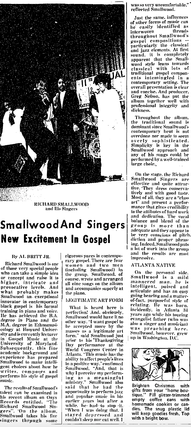 Richard Smallwood (1948-2025) - by Tim Dillinger
