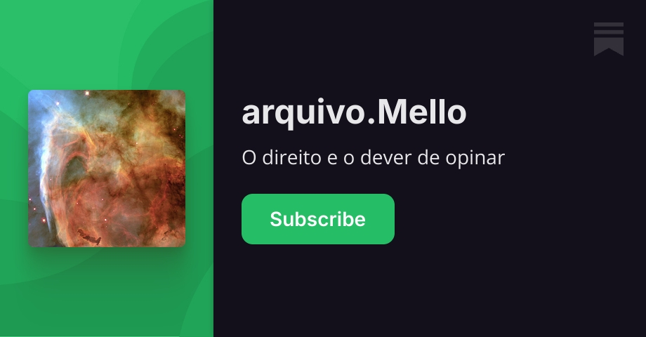 arquivo.Mello | Oswaldo de Mello | Substack