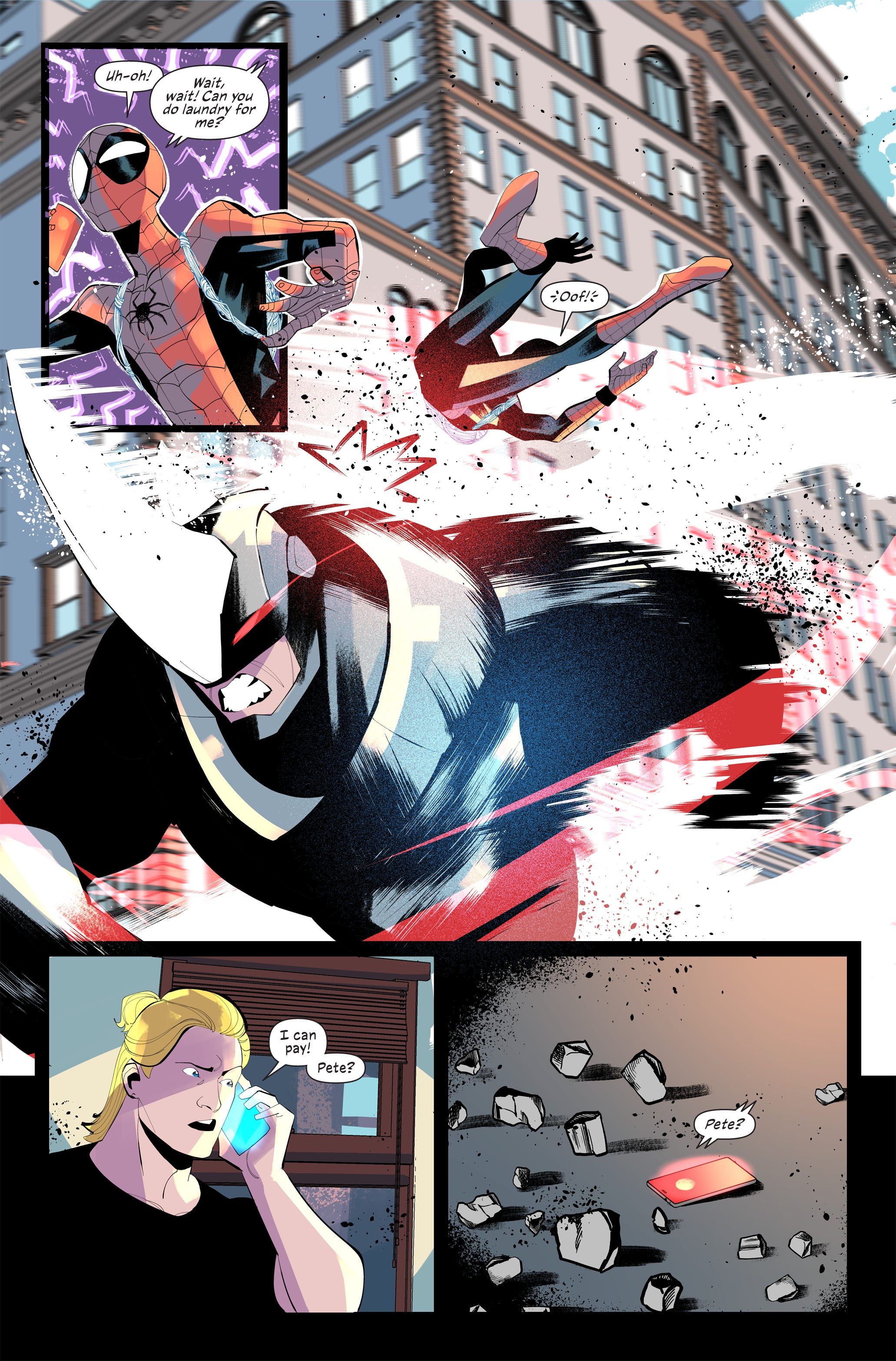 Radioactive Spider-man pages 8-12 - by George Kambadais