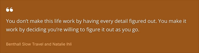 Chris Englert (EatWalkLearn) (@eatwalklearn): "Nomad Life summarized in ...