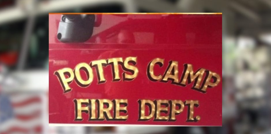 Six of the seven people involved in the Potts Camp Volunteer Fire ...