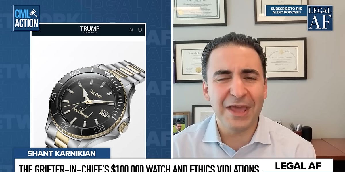 Trump Walks Himself Into His Own Trap - Legal AF's Substack