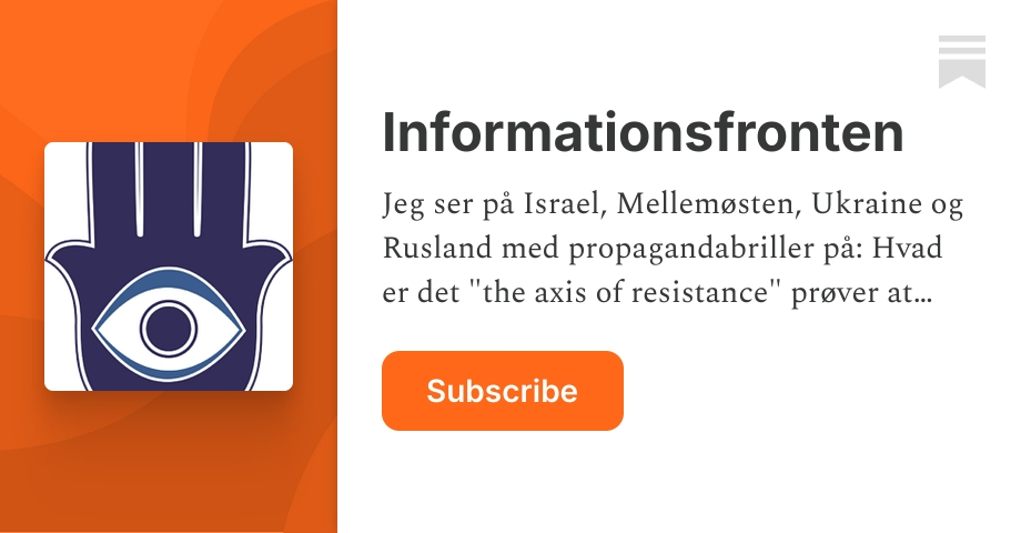 Informationsfronten | Hadassah Laura | Substack
