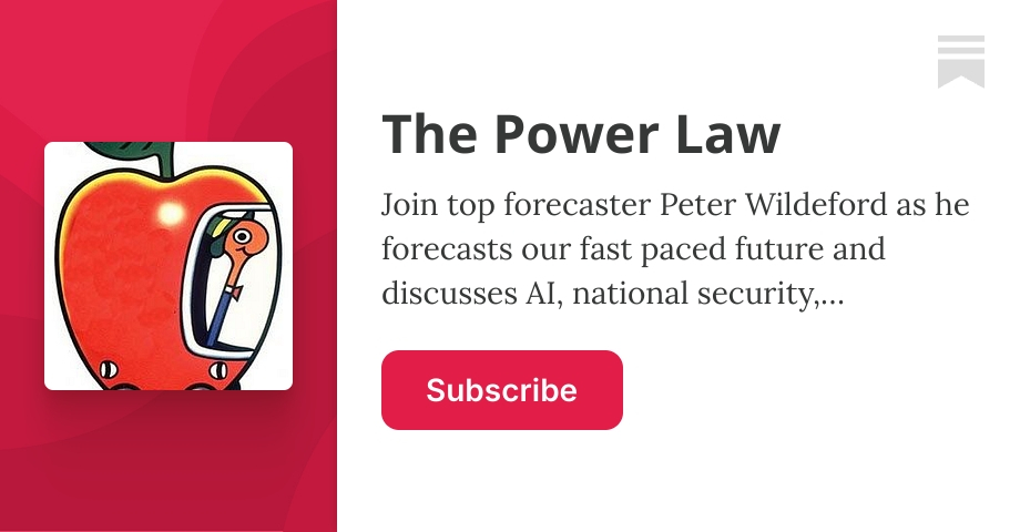 The Power Law | Peter Wildeford | Substack