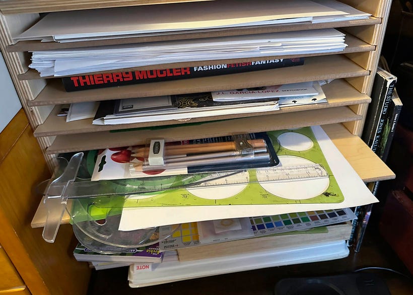 Art Storage Spaces - Colleen Doran's Funny Business
