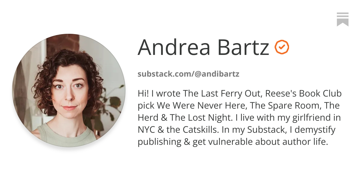 Andrea Bartz | Substack