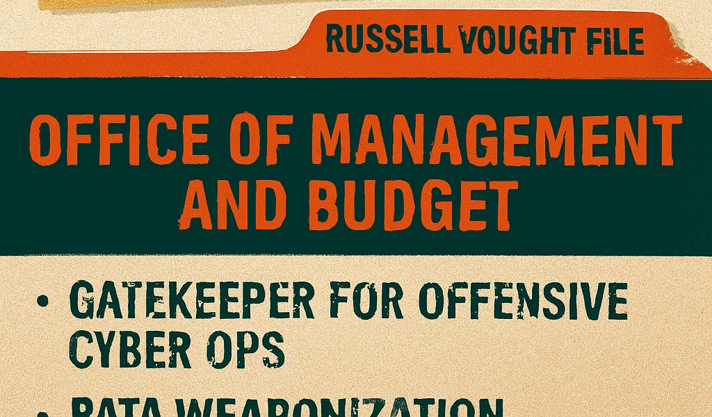 🧠 Russell Vought: - by Steven Leroy Rawding Jr