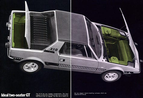 Fiat X1/9(1972–1989) - by Retro Car Dispatch