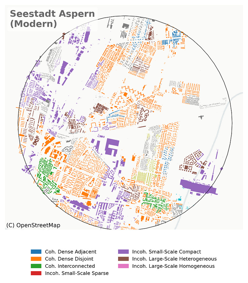 Mapping Vienna’s Urban Fabric - Urban Form Visualization in Python - PT2