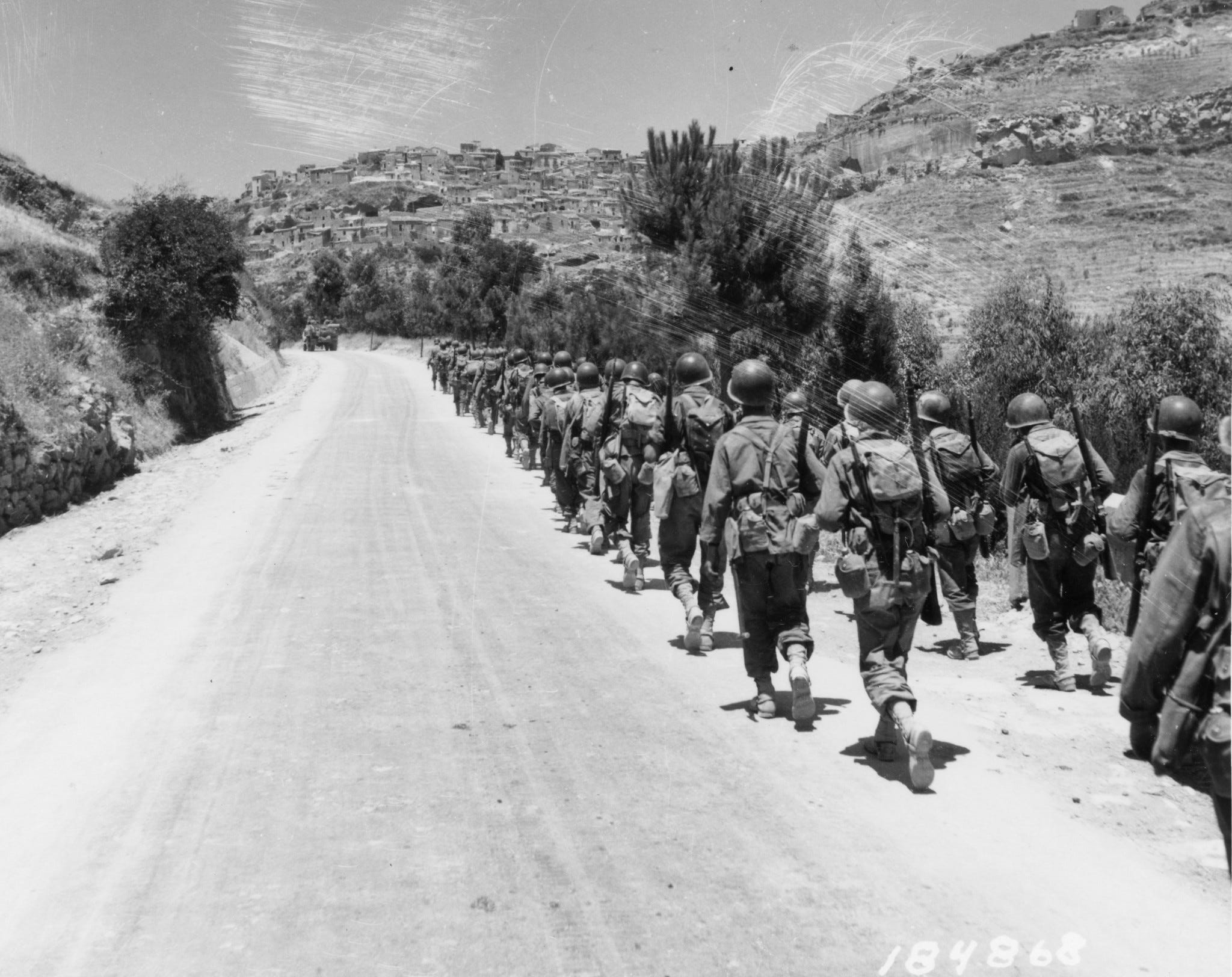 Patton slaps another soldier - by Martin Cherrett