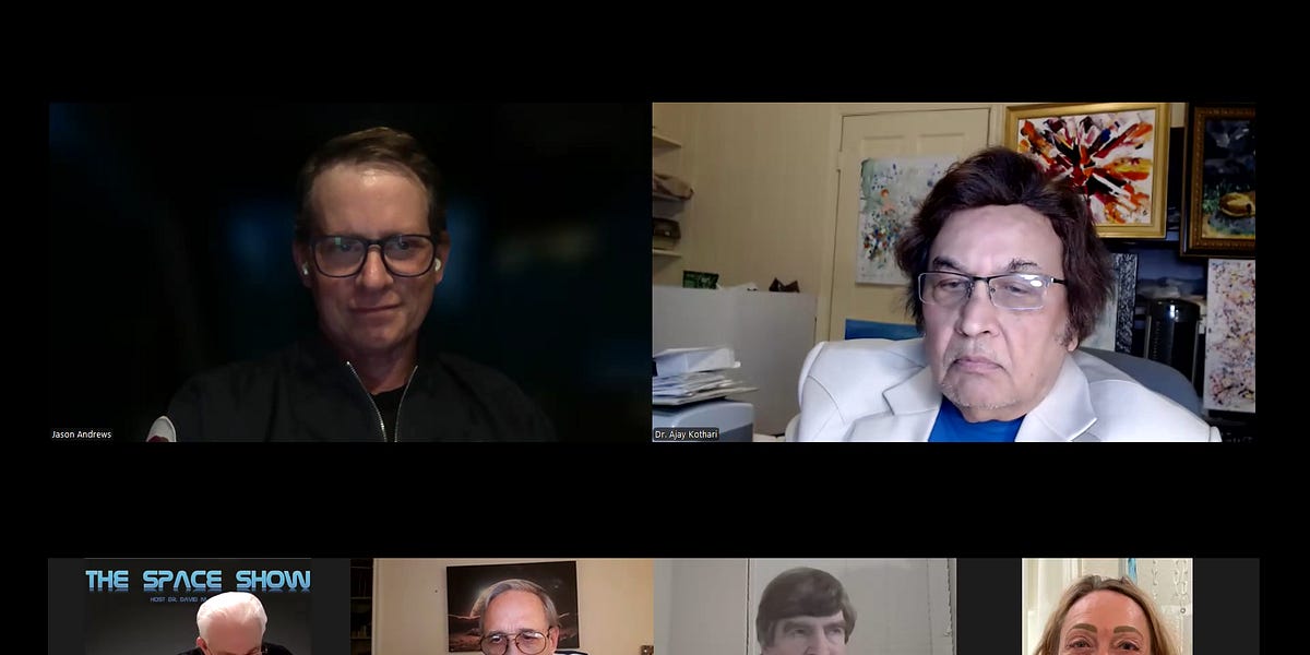 The Space Show Presents Jason Andrews Regarding His Space Flight ...