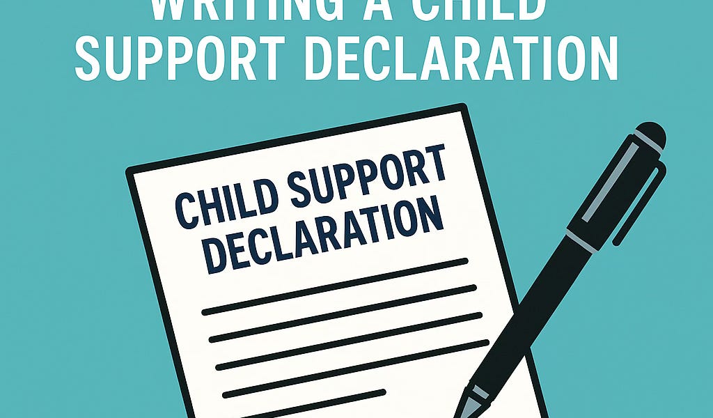 Writing a Strong Child Support Declaration: Staying Focused, Clear, and ...