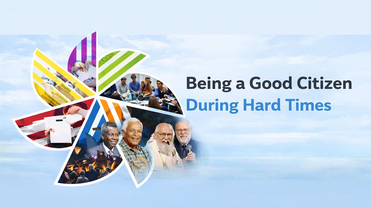 Being a Good Citizen During Hard Times