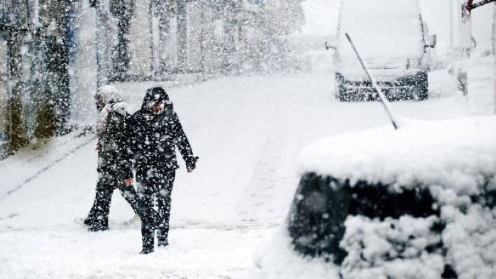 Big snowfall headed for southern N.B.