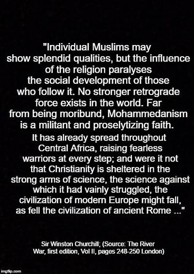 Commentary: The Best Quote on Islam—Winston Churchill Predicted Europe ...