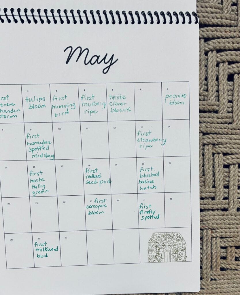 Calendar of Firsts: Start A New Nature Study Tradition in 2026