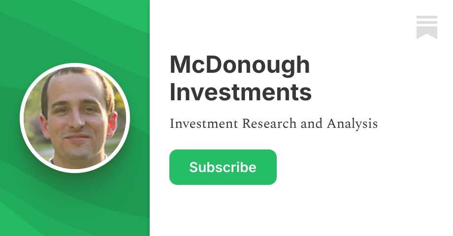 McDonough Investments | Jacob McDonough | Substack