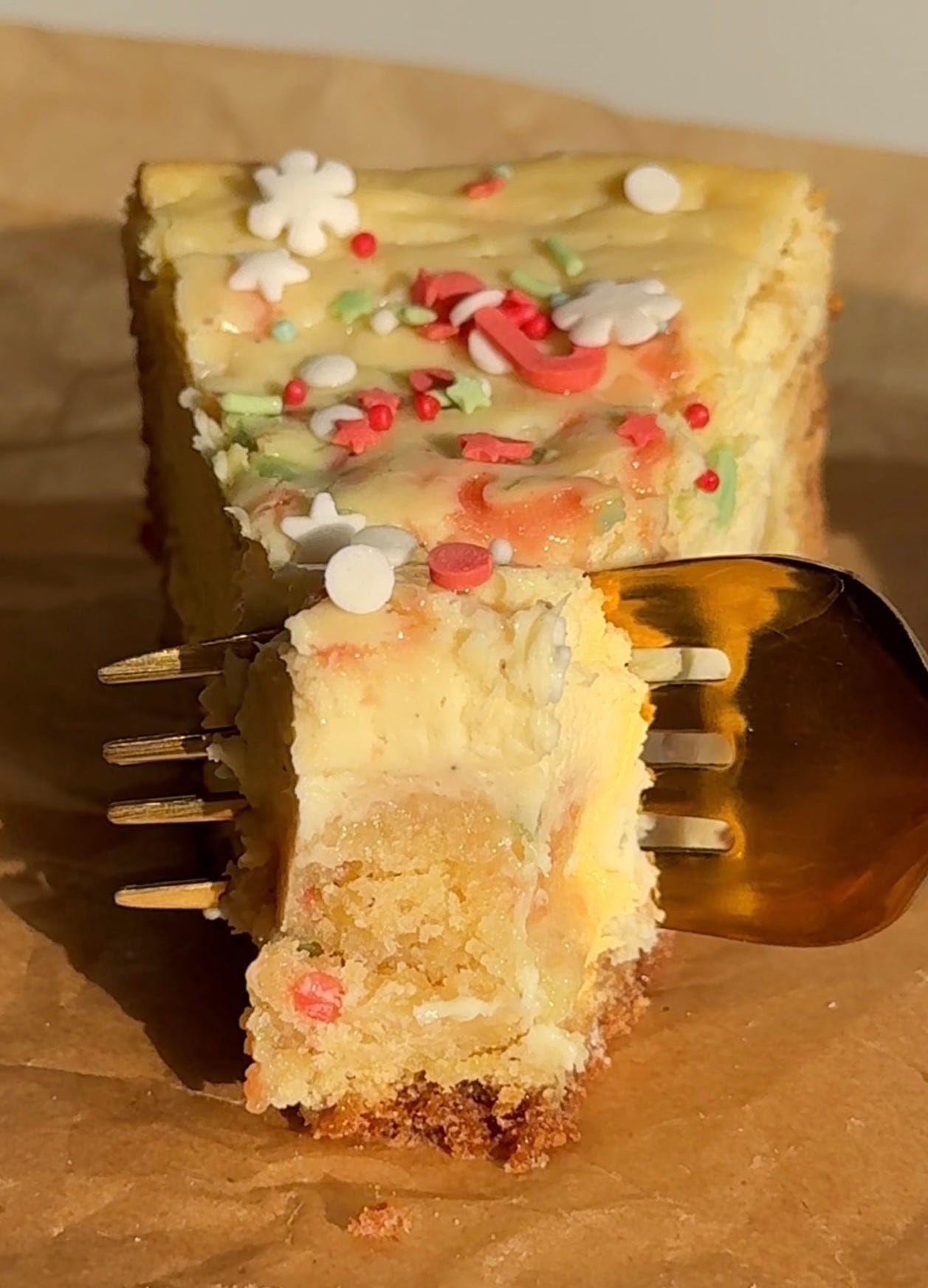 Sugar cookie cheesecake - by michelle - Maple Butter Bakes
