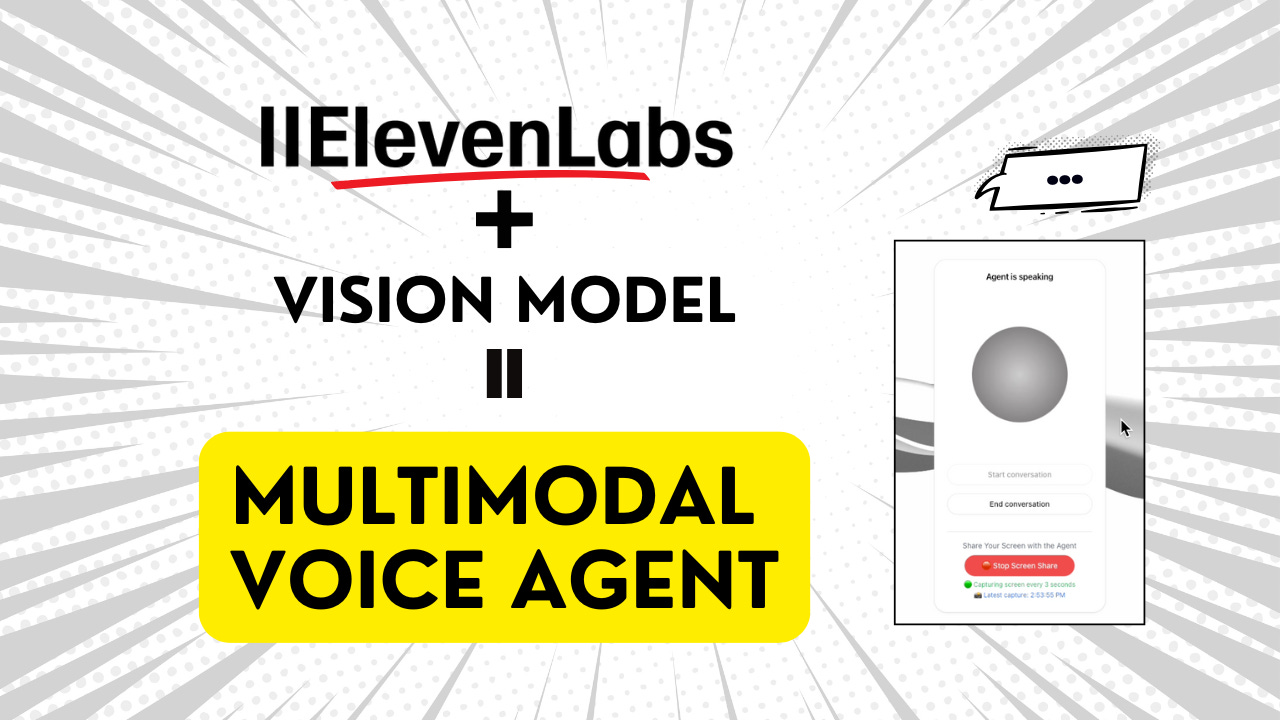 It's SO Easy to Use ElevenLabs to Build a Multimodal Voice Agent, Here is HOW.
