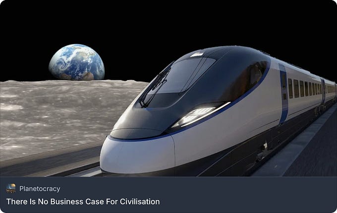 Peter Hague (@planetocracy): "This is a bit of a philosophical piece I ...