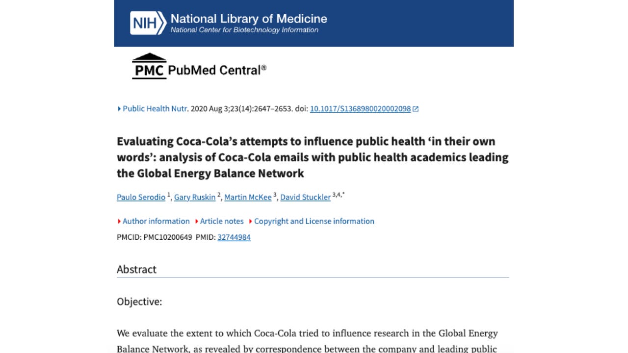 How Coca-Cola Rewrote Science: The $118 Million Scandal That Shaped ...