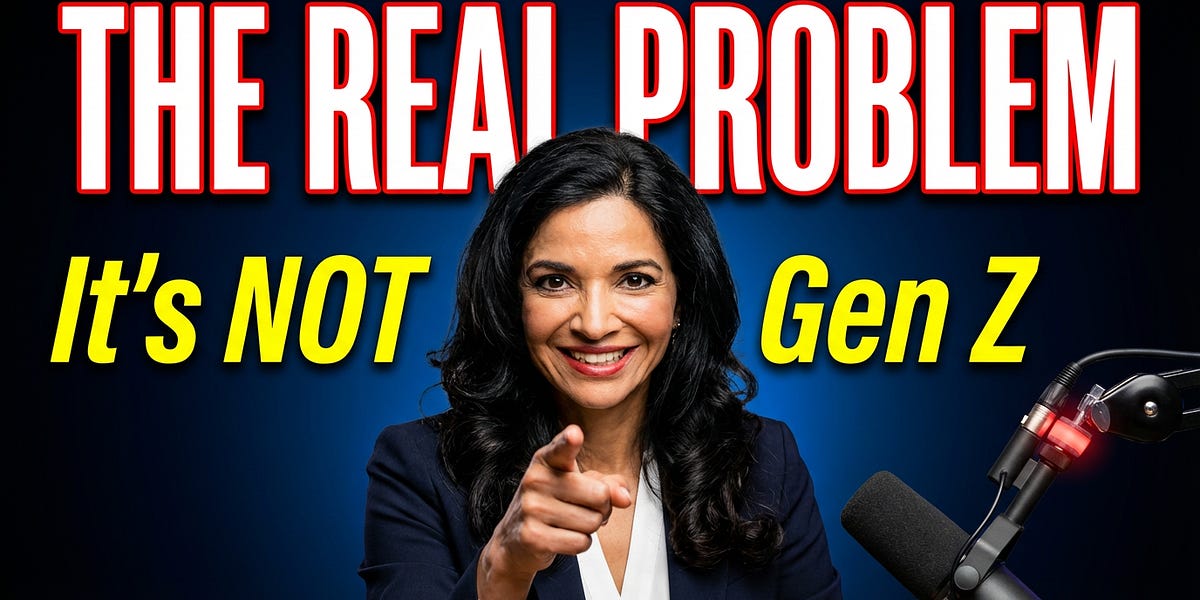 Selena Rezvani: Stop Blaming Gen Z (You're the Problem)