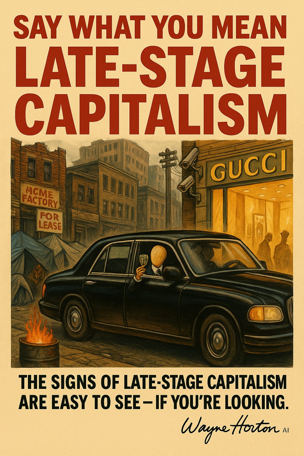 Say What You Mean: Late-Stage Capitalism - Wayne Horton