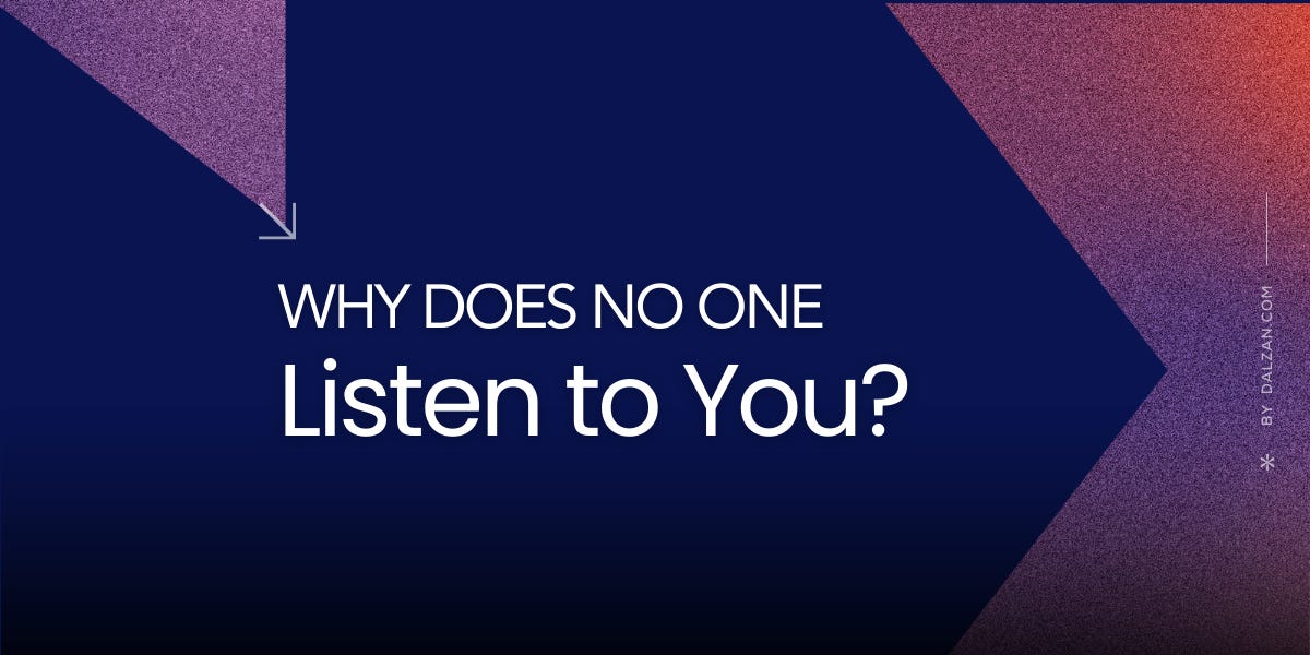 Why Does No One Listen to You? - by David Almazán
