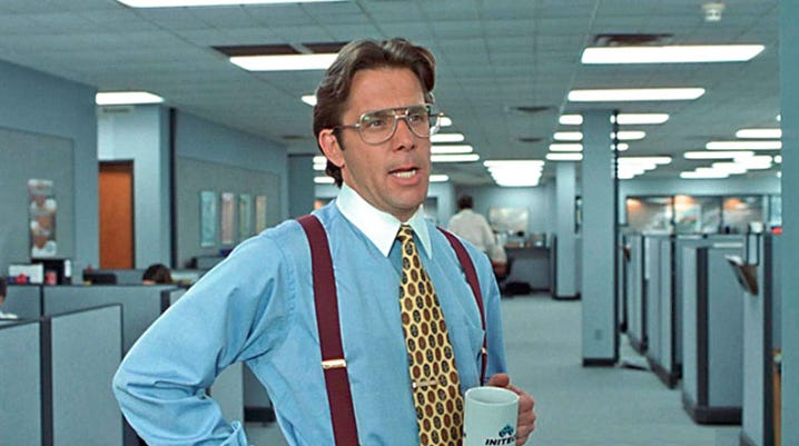 Office Space Peter Car