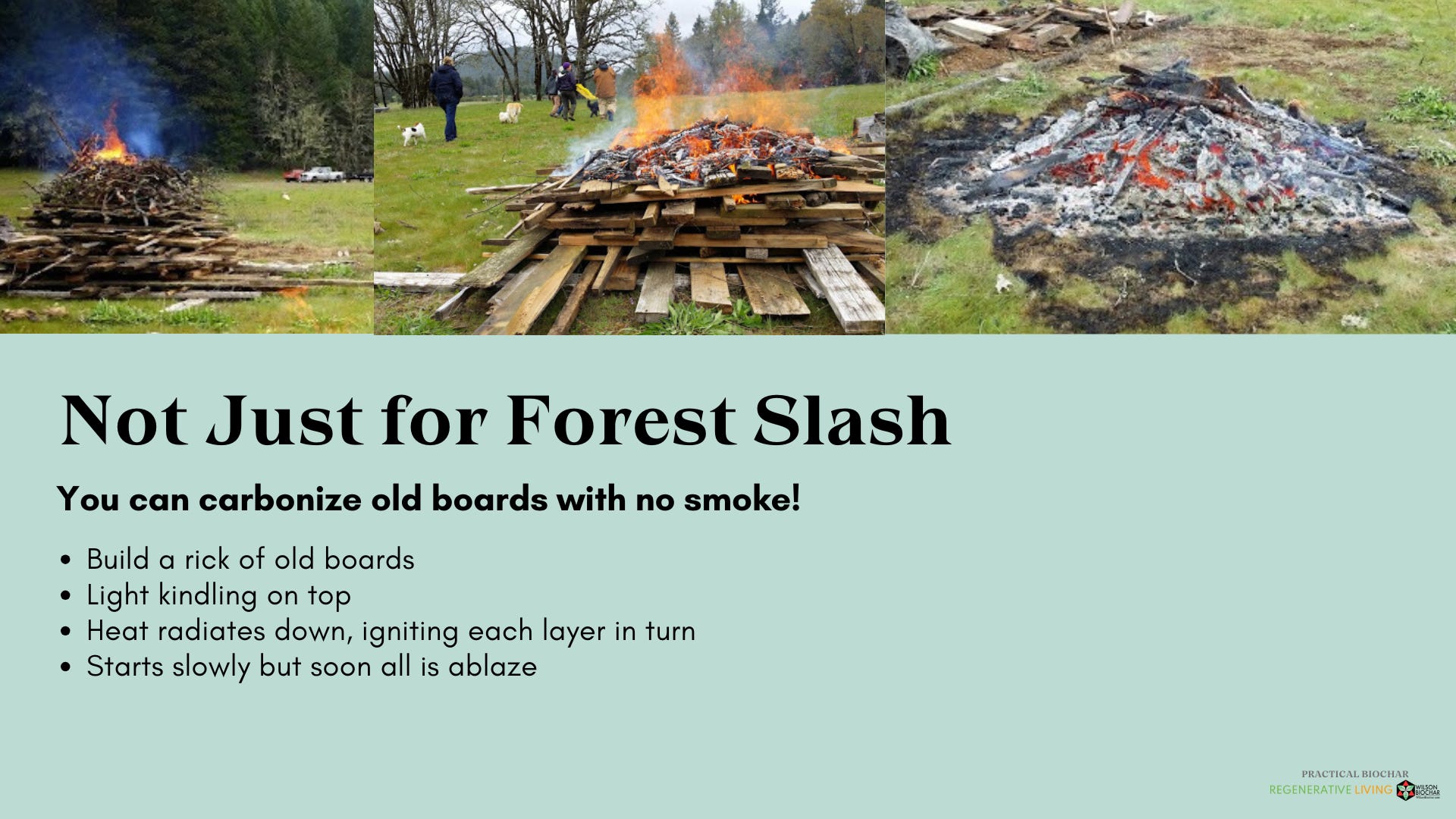 New Biochar Burn Pile Guidelines - by Kelpie Wilson