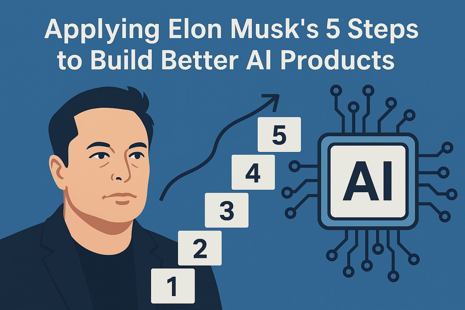Applying Elon Musk's 5 Steps to Build Better AI Products