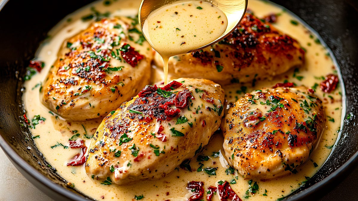 Easy and delicious Marry Me chicken recipe - by Sophie