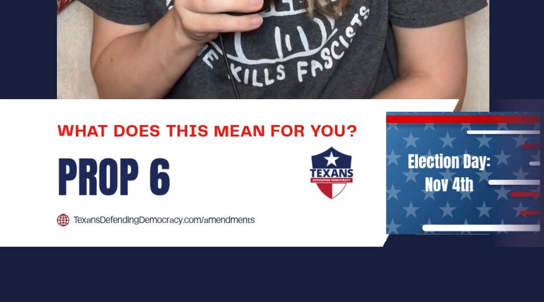 Proposition 6 Explained: What It Means for You | Texas 2025 Ballot