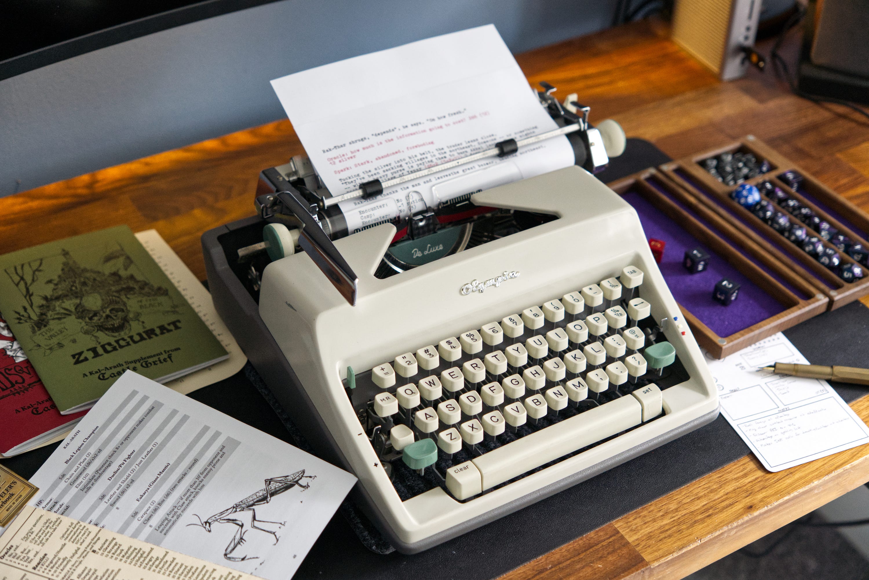 My Favorite Solo TTRPG Tool: Typewriters